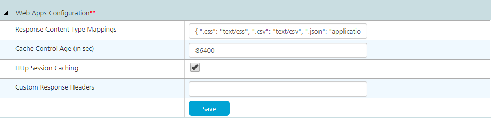HTTP Session Caching Settings for SPA Apps Deployed as ZIP