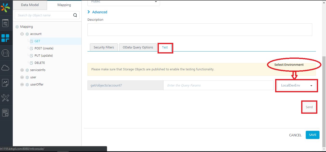 Testing Of Services From Kony Fabric Console 