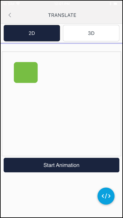 Kony Animations Feature App