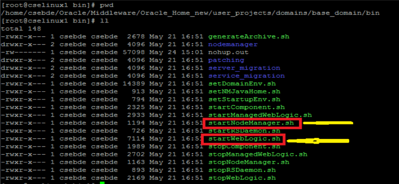 Fabric 8.x Installation on a WebLogic Cluster Setup on Linux Nodes