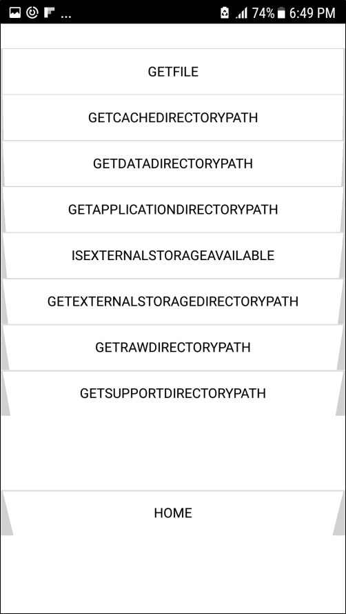 Filesystem Api 
