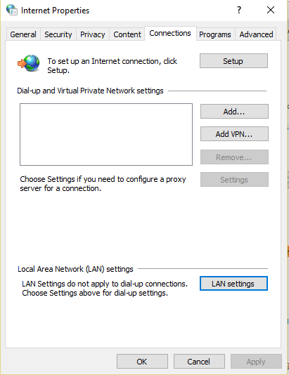 Launching Visualizer with Proxy