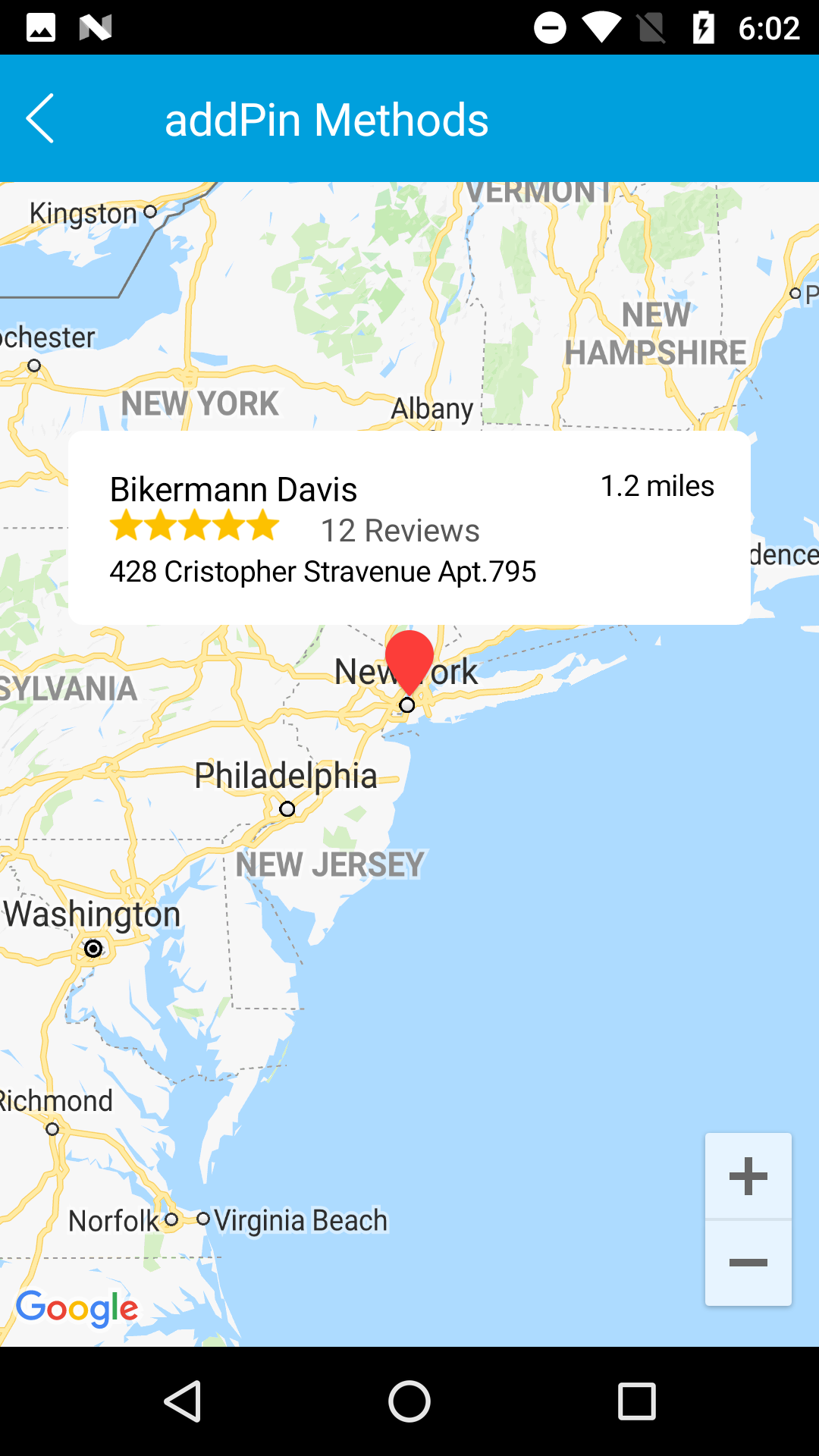 Kony Maps Feature App