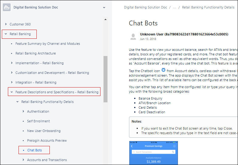 Use Chatbot in Banking App