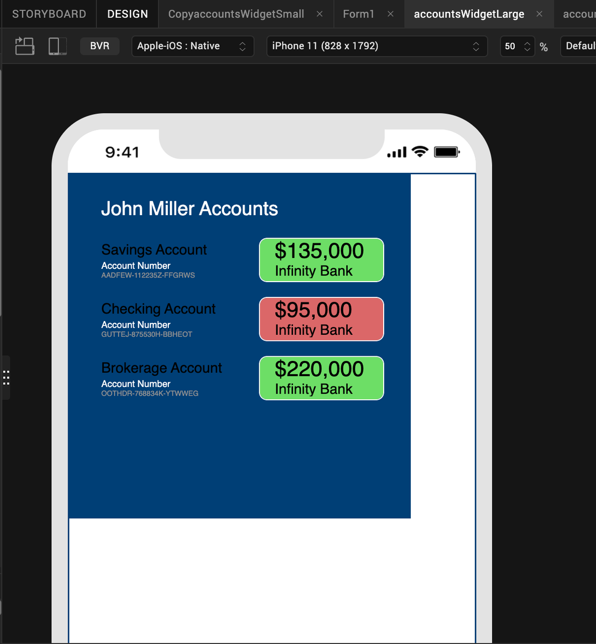 Designing Widgets for iOS using Quantum