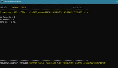 DBTools Command: Extracting Table Data and Loading into your DB (LIVE/NAU table)