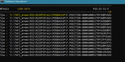 DBTools Command: Extracting Table Data and Loading into your DB (LIVE/NAU table)