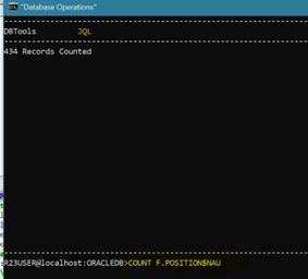 DBTools Command: Extracting Table Data and Loading into your DB (LIVE/NAU table)