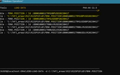 DBTools Command: Extracting Table Data and Loading into your DB (LIVE/NAU table)