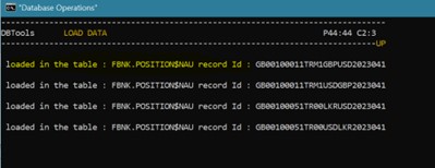 DBTools Command: Extracting Table Data and Loading into your DB (LIVE/NAU table)