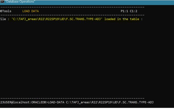 Dbtools Command Extracting Table Data And Loading Into Your Db Livenau Table 