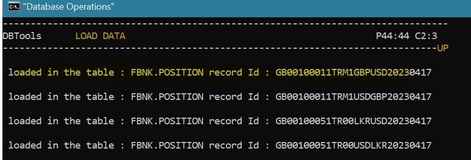 Dbtools Command Extracting Table Data And Loading Into Your Db Live 2493